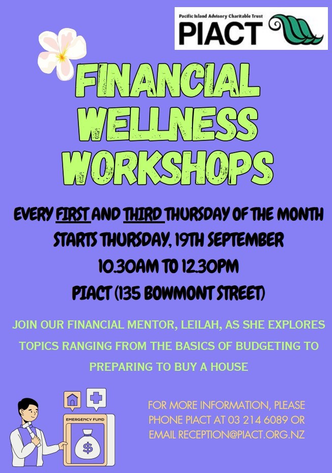 FINANCIAL WELLNESS WORKSHOP • PIACT